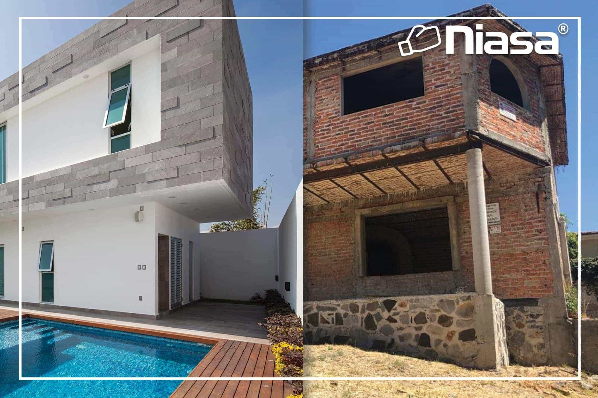 Diferencias entre obra negra, obra gris y obra blanca